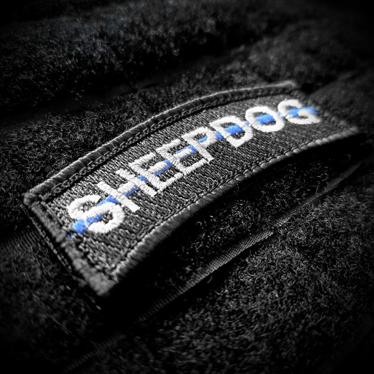 Thin Blue Line Sheepdog Patch - Total Shop | Suomen kovin verkkokauppa