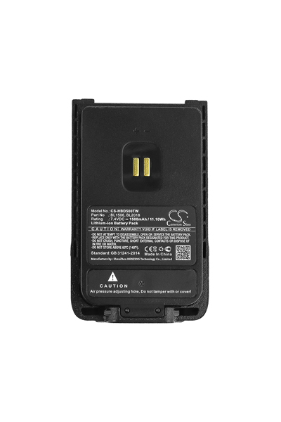 Hytera AKKU 1500mah BD505 (UHF, VHF, PMR) radiopuhelimeen - Total Shop ...