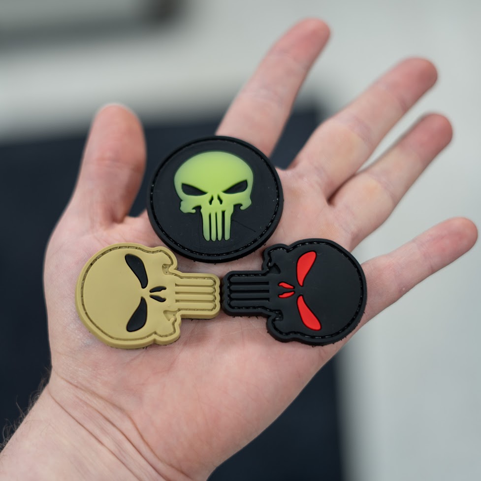 Punisher Cut Out Patch Black - Total Shop | Suomen kovin verkkokauppa